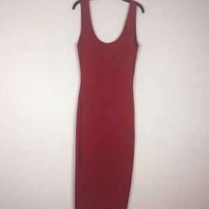 Dresses | Sexy Low Back Red Midi Dress | Poshmark